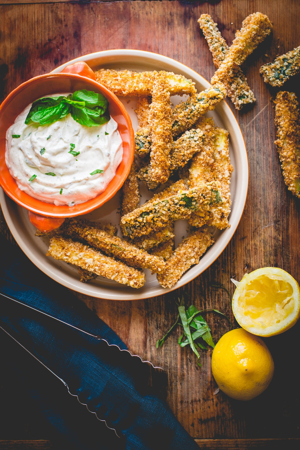 Baked Breaded Zucchini Sticks with Greek Yogurt Dip – Cabot Creamery