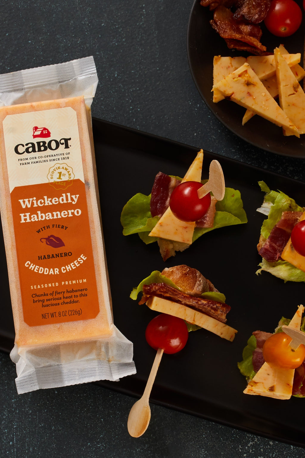 Wickedly Habanero Cheddar BLT Bites – Cabot Creamery