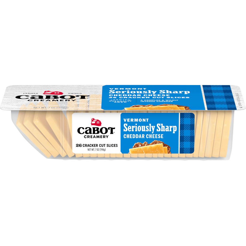 Seriously Sharp Yellow Cheddar Cheese Cracker Cuts – Cabot Creamery